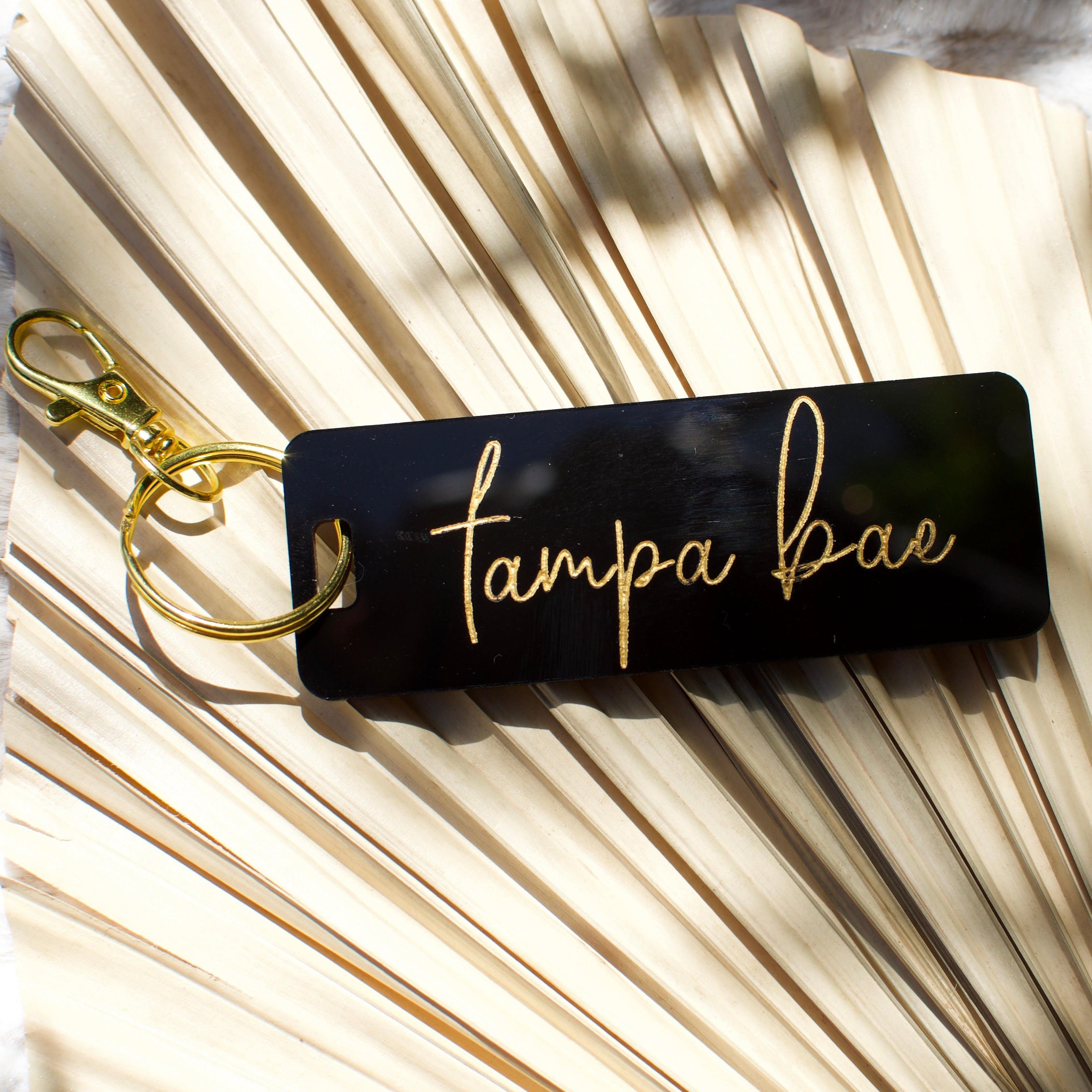 Tampa Bae Keychain - Black – Hello Myrrh